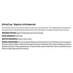 UltraCruz Ichthammol Ointment for Horses, 16 oz