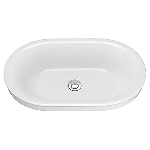 American Standard 1296000.020 Studio S 23-inch Oval Above-Counter Sink, White