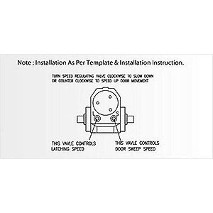 LYNN HARDWARE Medium/Heavy Duty Commercial Door Closer - DC7016 Surface Mounted, Grade 1- ADA & UL 3 Hour Fire Rated, Adjustable Size 1-6 for entrances & Aluminum storefronts- US10B Dark Bronze