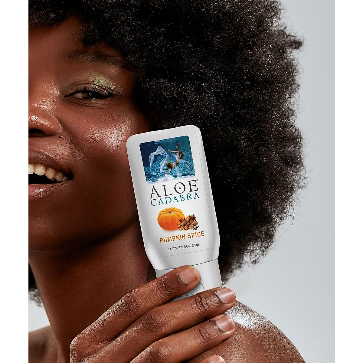 Aloe Cadabra Natural Personal Lube, Organic Best Lubricant Gel for Her, Him & Couples, Pumpkin Spice 2.5 Ounce (2.5 Ounce (Pack of 1))