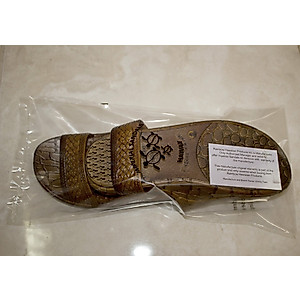 IMPERIAL SANDALS HAWAII Double Strap Jesus Style Hawaii Sandals Size 12 Women /10 men, Unisex Sandal for Women Men and Teens