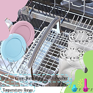 NLXCXUCY 4 Pack Containers Replacement for Ninja Creami Pints and Lids with 160pcs Waterproof Removable Labels,16oz Compatible with Ninja NC299AMZ NC300 Series Deluxe Ice Cream Makers Cups