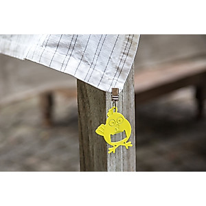 Outset 76220 Tablecloth Weights with Bottle Opener, Barnyard Animals, Set of 4, 2 x 3.75 x 0.25 inches