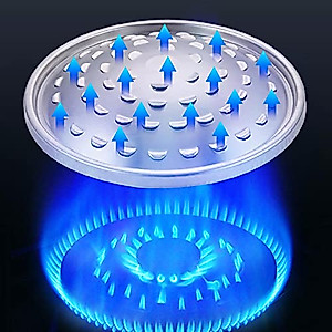 GRALARA Gas Stoves Stand Rack Stainless Steel Grate Cooking Pot Holder Bracket Home Garden Gas Stoves Shelf BBQ Rack Portable Mini Camping Grill