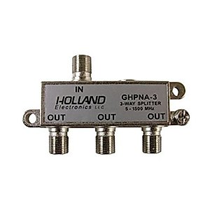 Splitter IPTV RF Broadband 3-Way HomePNA Tested & Certified for applications on U-Verse Networks
