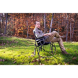 GCI Outdoor Freestyle Rocker XL Portable Folding Rocking Chair and Outdoor Camping Chair