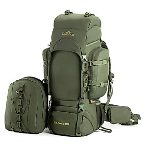 TriPole Colonel 85 litres Rucksack + Detachable Day Pack, Digital Camouflage