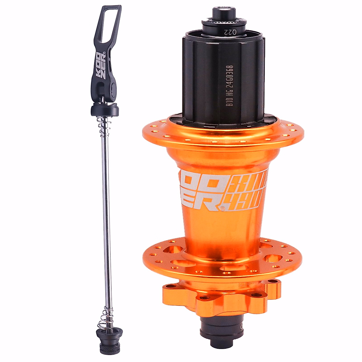 BestParts XM490 MTB Rear Hub 32 Hole, Full Aluminum Ultralight MTB Mountain Bike Disc Brake Hub Quick Release(qr) Rear Hub 5x135mm,HG Fit for Shimano 8-11speed & SRAM 8-10speed,Gold