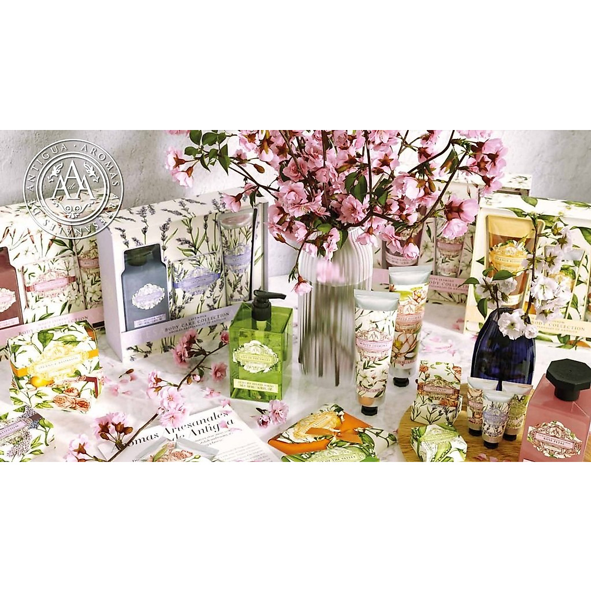 AAA Bath & Body Gift Collection - (Orange Blossom) - Shower Gel 200 ml, Hand Cream 60 ml & Body Cream 130 ml