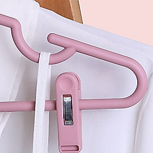 10pcs Plastic Clothes Hangers Non-Slip Skirt Organizer for Sleeveless Tops Pants Skirts