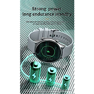 Smart Watch for Men&Women(Answer/Make Call) AI Voice IP68 Waterproof Smart Watch for Android iOS Phone Fitness Watch with Heart Rate Blood Pressure Sleep Monitor Step Counter