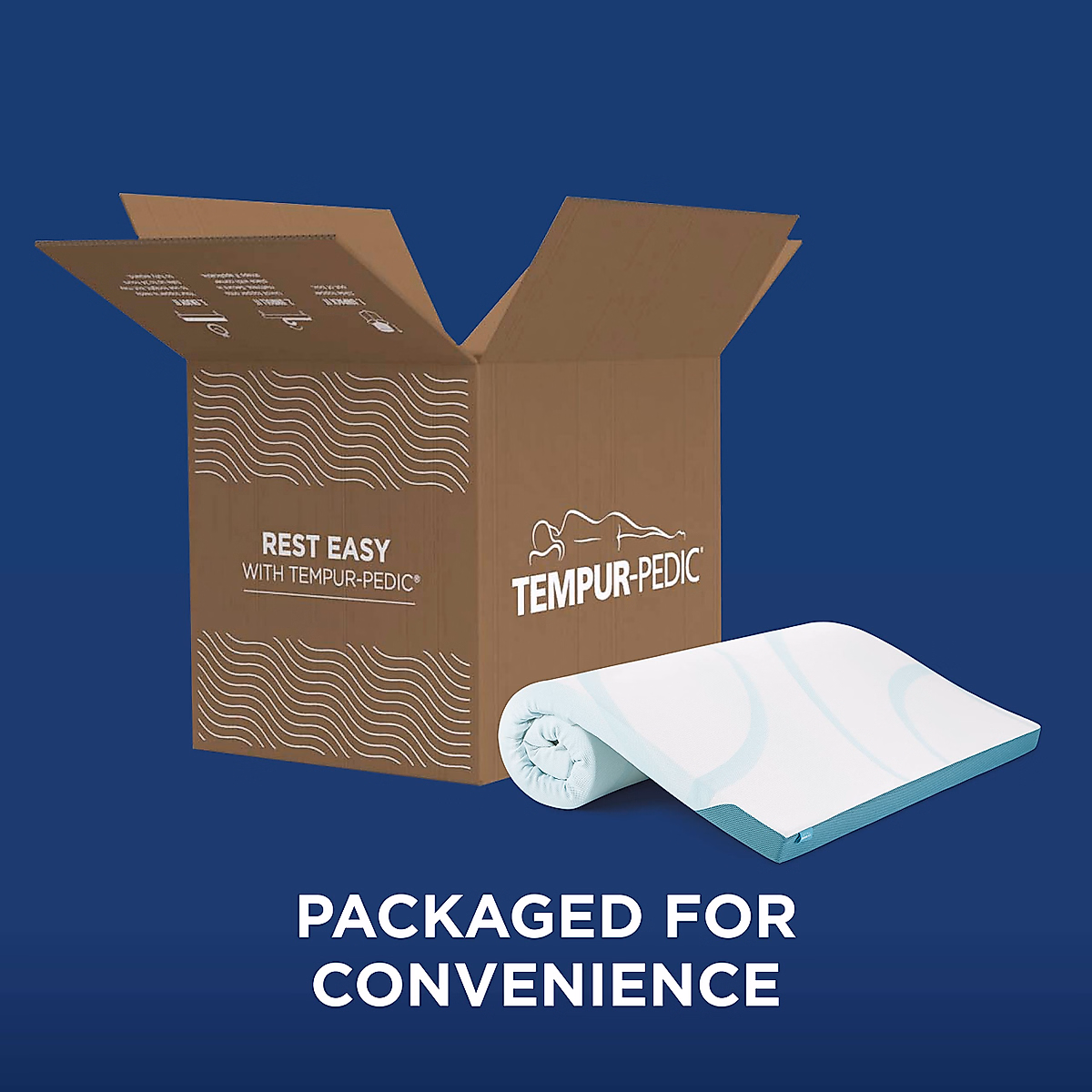 Tempur-Pedic Tempur -Cloud 2-Inch Mattress Topper, Twin XL, White