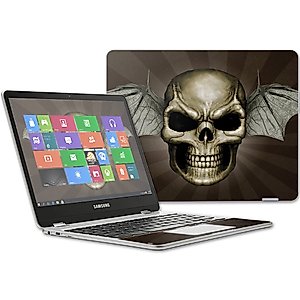 MightySkins Skin Compatible with Samsung Chromebook Plus 12.3"(2017 - Skeletor | Protective, Durable, and Unique Vinyl Decal wrap Cover | Easy to Apply, Remove, and Change Styles | Made in The USA