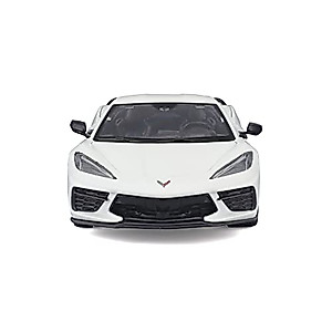 Maisto 1:24 Assembly Line 2020 Chevrolet Corvette Stingray Coupe, White
