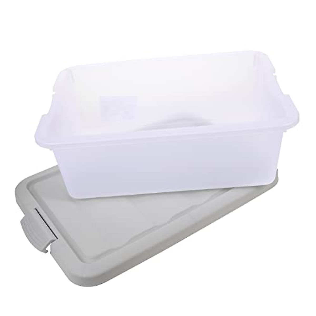 Hemoton Clothes Box Storage Box with Lid Storage Bins with Lids Storage Containers Plastic Bins Storage Bins for Shelves Plastic Containers with Plastic Storage Bins Frosted Pp Clothing