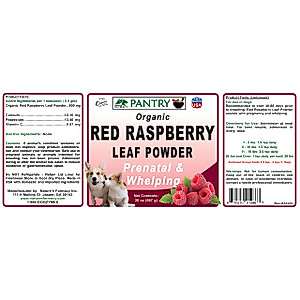 Dogzymes Organic Red Raspberry Leaf Powder (6 Ounce)