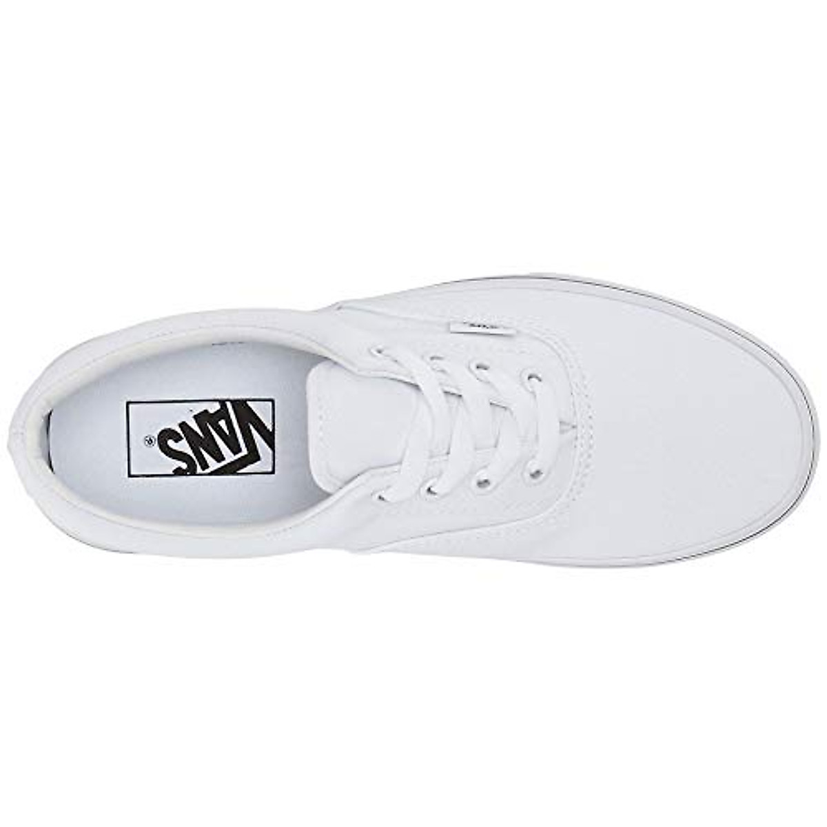 Vans Unisex Era Sneakers, True White, Size 6.5