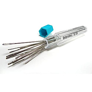 Dritz 812 Needle Storage Tubes (3-Count),Clear