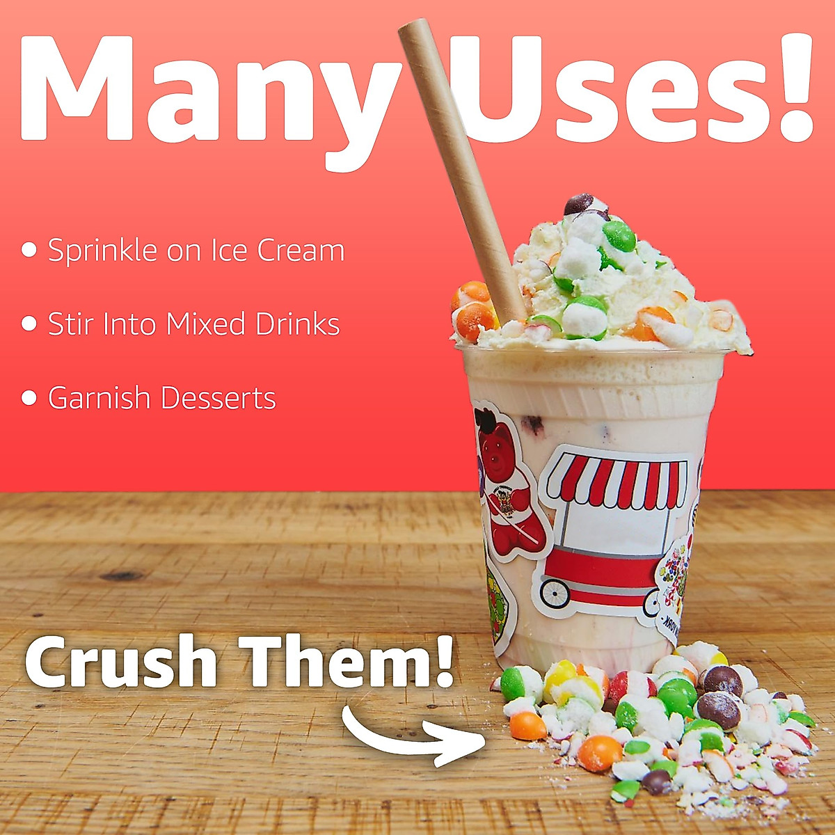 Freezed Sweets | Premium 1LB Freeze Dried Skittles | Original Flavor | Bulk Crunchy Freeze-Dried Candy Treat | Resealable Bag | Viral TikTok Sensation | Freshness Guaranteed