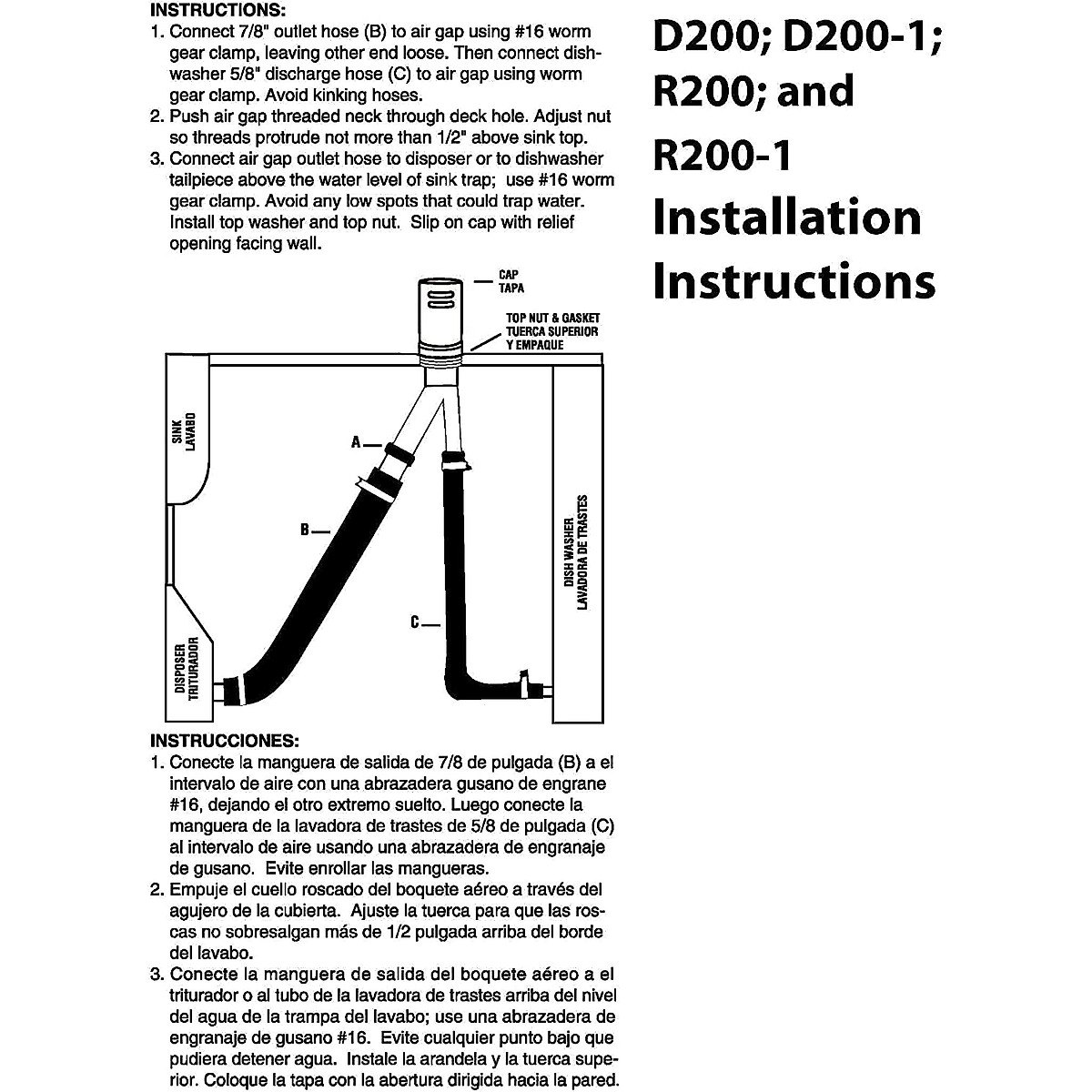 Westbrass D201-26 1-5/8" x 2-1/4" Soild Brass Air Gap Cap Only, Non-Skirted, 1-Pack, Polished Chrome