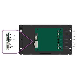 YILETEC 7" YL-7T VGA HDMI Resistive Touch Screen Monitor with High Brightness and Open Frame