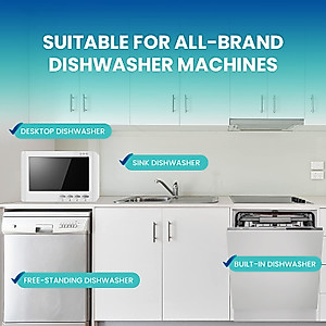 Maravello Dishwasher Cleaner and Deodorizer – 24 Tablets – Dish Washer Machine Deep Clean Descaler Pods for Heavy Duty Grease, Limescale, Hard Water, and Calcium – 12 Months Supply