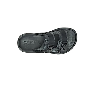 Merrell Women's Hut Ultra Wrap Sport Sandal, Black/Black, 6