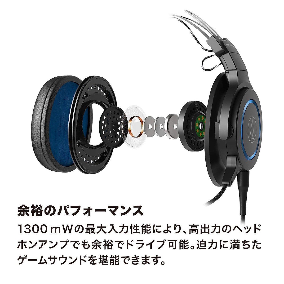 Audio-Technica ATH-G1 Premium Gaming Headset for PS5&Xbox Series X, Laptops, and PCs, with 3.5 mm Wired Connection, Detachable Mic, Black