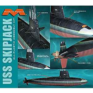 USS Skipjack Submarine 1/72 Moebius Over 40 inches Long