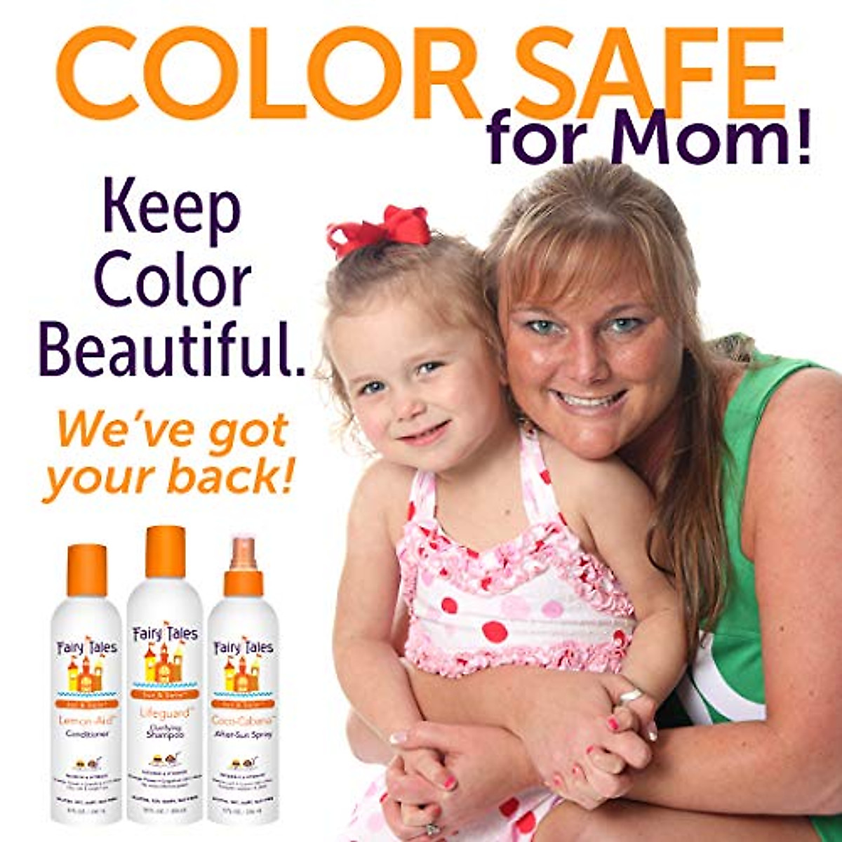 Fairy Tales Swim Shampoo 12oz and Conditioner 8oz for Kids | Made with Natural Ingredients in the USA | No Parabens, Sulfates, or Synthetic Dyes