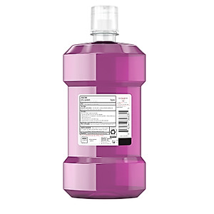Listerine Total Care Anticavity Fluoride Mouthwash, 6 Benefits in 1 Oral Rinse Helps Kill 99% of Bad Breath Germs, Prevents Cavities, Strengthens Teeth, ADA-Accepted, Fresh Mint, 1 L