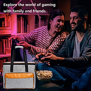 FPVtosky Carrying Case for PS5/ PS5 Slim, Large Travel Bag for Playstation 5, Protective Storage Carry Case Compatible with Playstation 5 Console Accessories