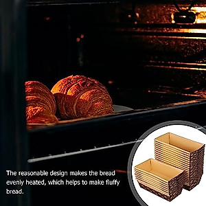 Alipis 25pcs bread tray cake stencil cake pans loaf pan bread pan baking pan Disposable Baking Mold Toast baking loft bread containers nonstick bakeware oven pan bread box Medium Paper