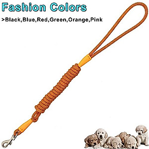 YUCFOREN 7FT Small Dog Leash Lightweight Cat Leash for Little Pets/Puppy/Small Animals/Extra Small Dogs Durable Nylon Walking Training Leash