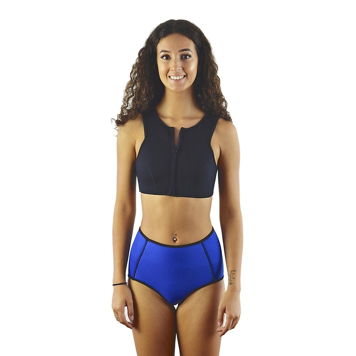 Akela Surf Air Bikini Top, Blue, Small