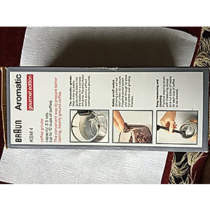 Braun Aromatic Coffee Grinder "Gourmet Edition" (Model: KSM 4)