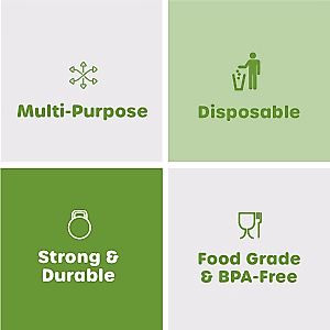 Comfy Package [Case of 3,000 2 oz. Mini Plastic Shot Glasses Disposable - Red Jello Shot Cups for Parties and Events