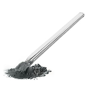 EISCO 3PK Spatula Scoops, 6.3" - Stainless Steel, Polished - Semi-Circular Cross Section - Rounded End & Pointed End