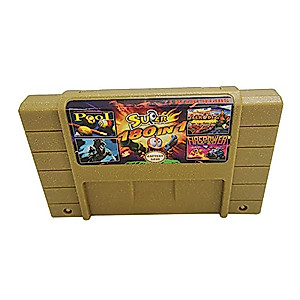 16 Bit English Language Battery Save Video Game Cartridge USA Version NTSC SNES Games For SNES Cartridge Gold