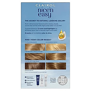 Clairol Nice'n Easy Permanent Hair Dye, 11 Ultra Light Blonde Hair Color, Pack of 1