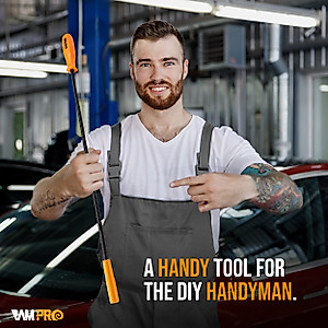 24” Flexible Magnetic Grabber Pickup Tool, Long Flexible Bend-It Magnet Snake Pick-Up Bendable Retriever Stick, Useful for Hard-to-Reach Sink Drains, Car Keys, USB’s, Bolts, Nuts, & Screws –By RAM-PRO