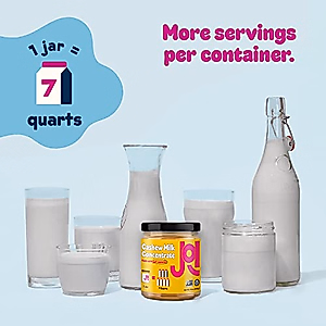 Unsweetened Cashew Milk Concentrate by JOI - 27 Servings - Vegan, Kosher, Shelf-Stable, Keto-Friendly, and Gluten-Free - Substitute for Cashew Powder and Butter - Use for Coffee Creamer, Add to Smoothies and Tea or Make Your Own Cashew Milk