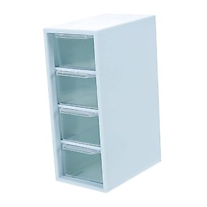 Ciieeo Box Jewelry Storage Box Clear Plastic Storage Bins Jewelry Case Storage Drawer Makeup Storage Cabinet Desk Top Organizer Clear Dresser Storage Shelves Plastic Small Tool