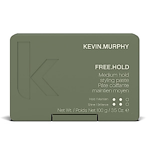 KEVIN.MURPHY FREE.HOLD - Hair Styling Paste - For All Hair Types - Medium Hold - Hair Breakage Prevention - Hair Styling Product - Paraben Free Hair Care - 100 g / 3.5 oz