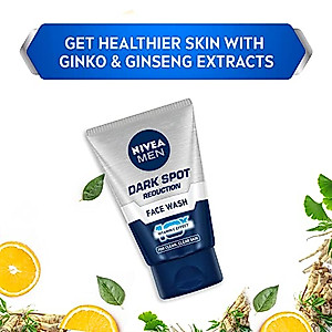 Nivea Men Dark Spot Reduction Face Wash (10x Whitening), 100 ML