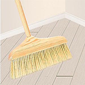 H Sweeping Broom, Pig Bristles, Broom and Dustpan Set, Household Wiper, Broom Combination, Soft Hair Broom Furniture