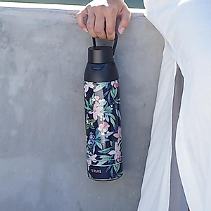 Tervis Venture Water Bottle Disney - Lilo & Stitch Supreme Triple Walled Insulated Tumbler Travel Cup Keeps Drinks Cold & Hot, 26oz, Stainless Steel