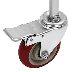 Rolling Laundry Hamper Basket Cart Metal laundry basket with Wheels & Wire Storage Rack and Hanging Rack Wire Basket Cart Commercial Rolling Laundry Butler