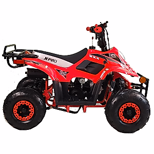 X-PRO Eagle 110 110cc Kids ATV Quad Youth ATV ATVs 4 Wheels (Red, Factory Package)