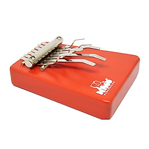 Nino Percussion Kids' Kalimba with Five Chrome Plated Steel Keys, Medium Size-NOT Made in China-Radiata Pine, for Classroom Music or Playing at Home, 2-Year Warranty (NINO964R)